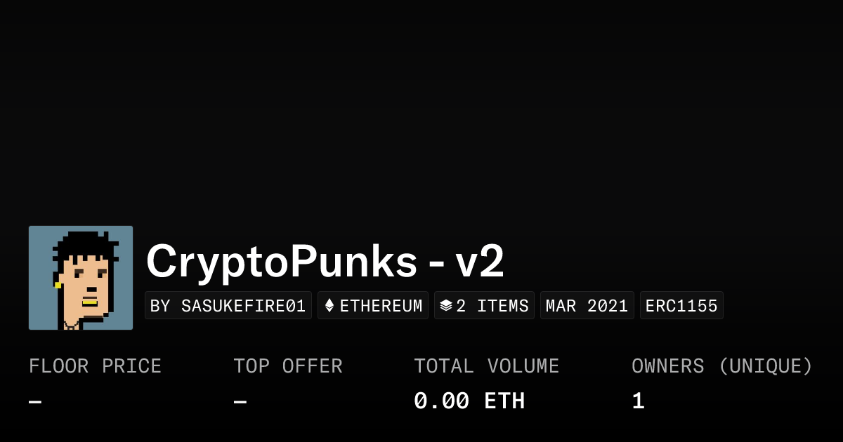 CryptoPunks - v2 - Collection | OpenSea