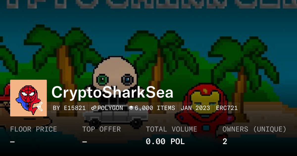 CryptoSharkSea - Collection | OpenSea