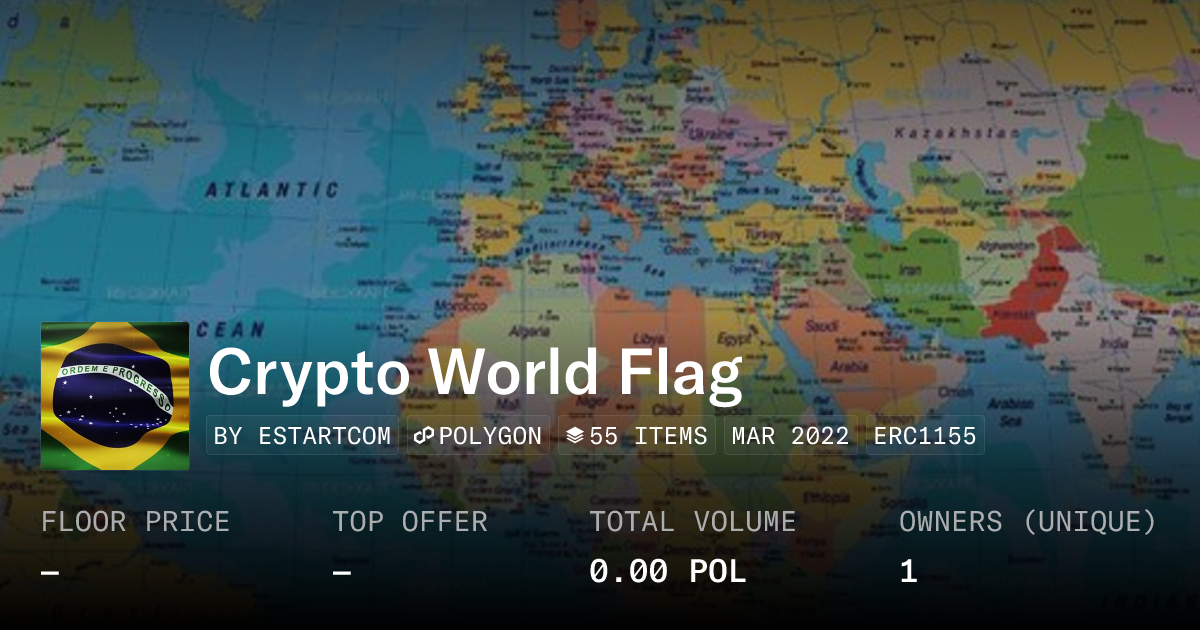Crypto World Flag - Collection | OpenSea