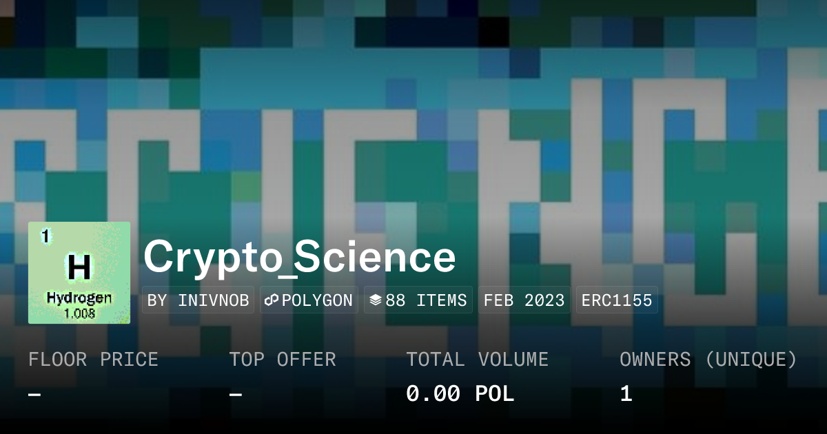 Crypto_Science - Collection | OpenSea