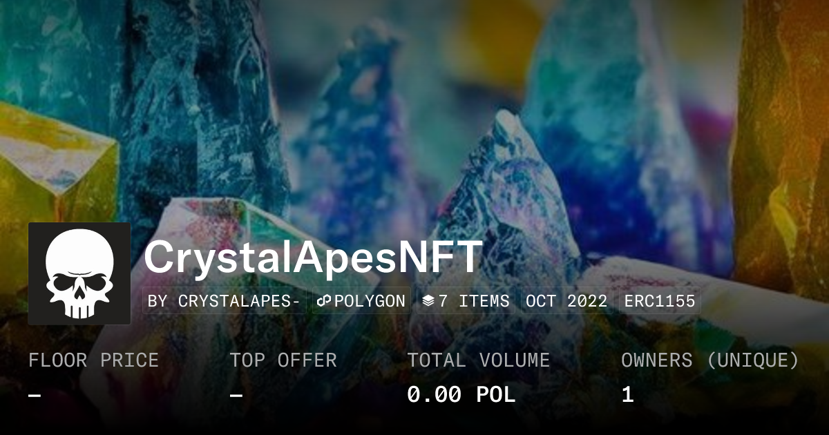 CrystalApesNFT - Collection | OpenSea