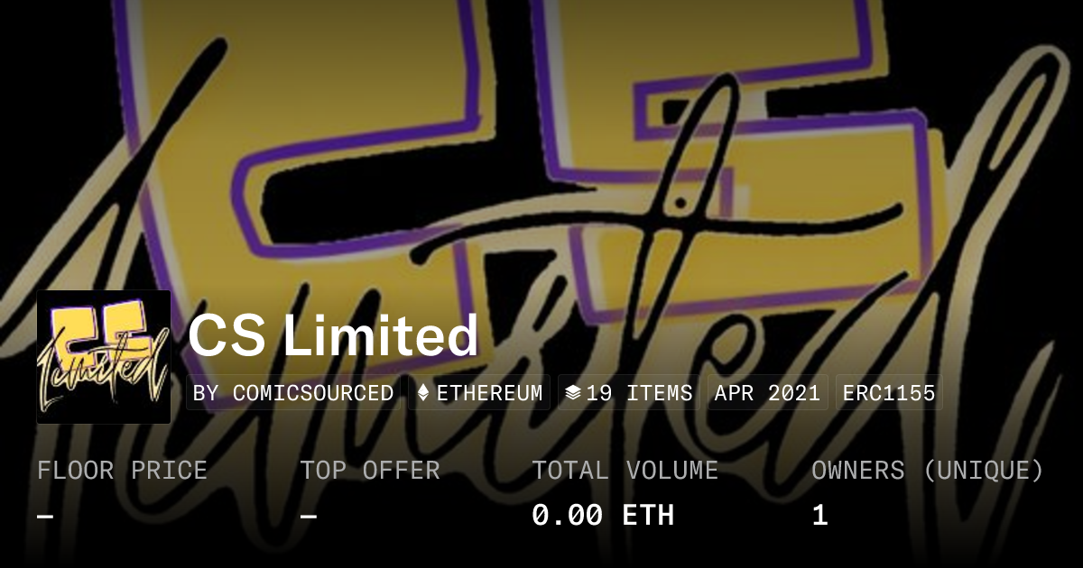 CS Limited - Collection | OpenSea