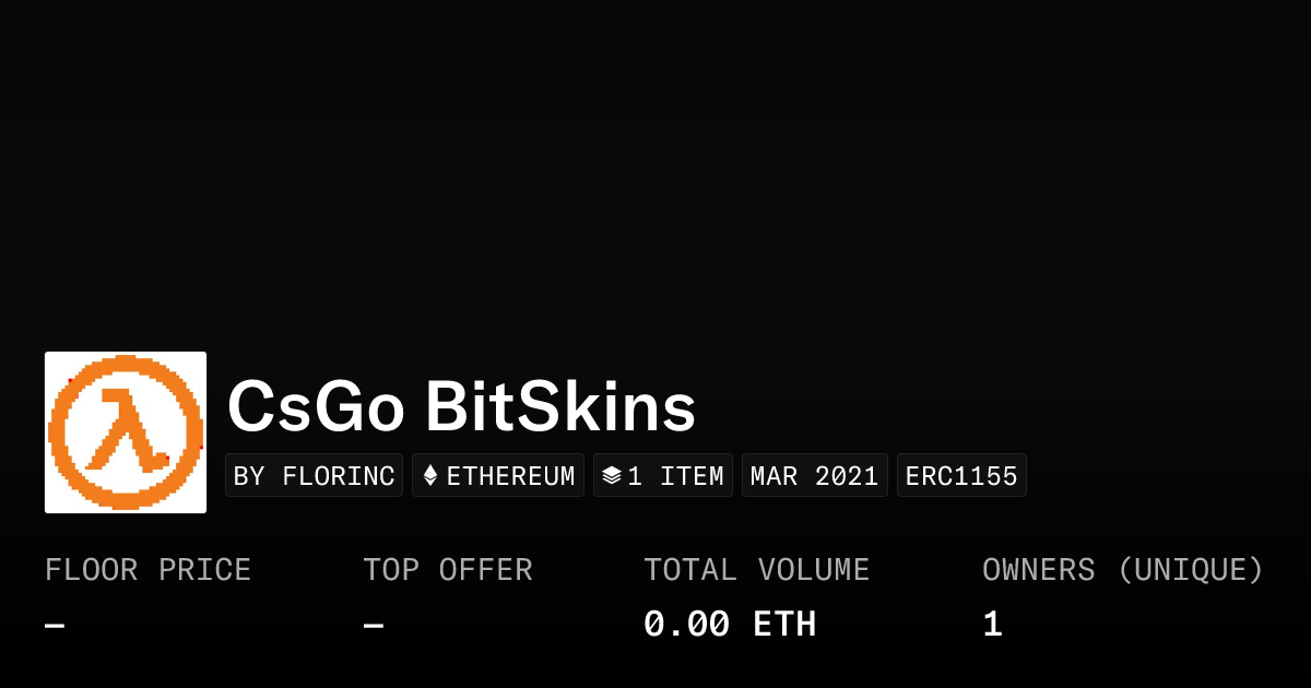 CsGo BitSkins - Collection | OpenSea