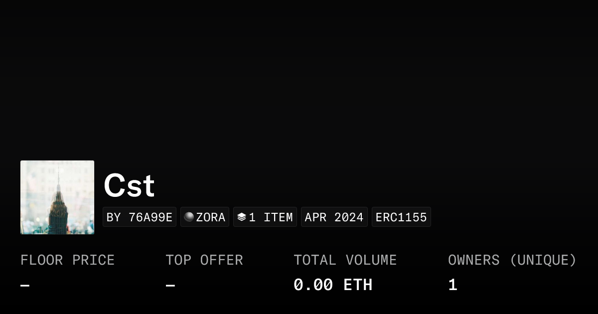 Cst - Collection | OpenSea