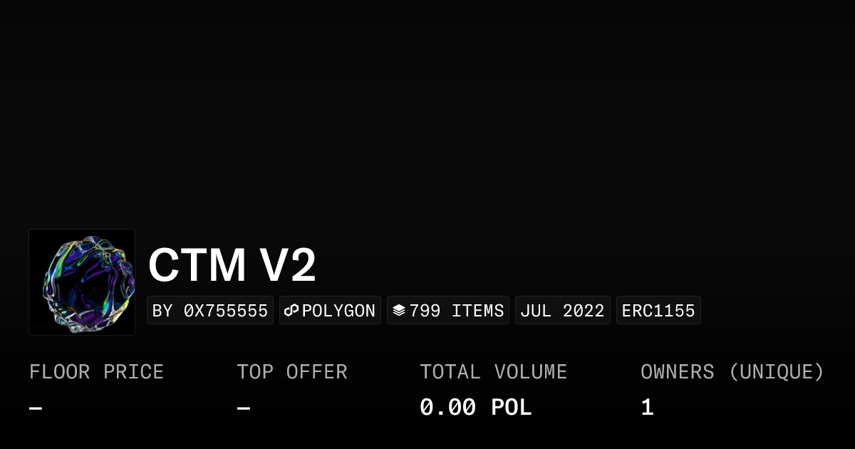 CTM V2 - Collection | OpenSea