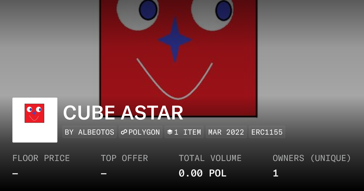 CUBE ASTAR - Collection | OpenSea
