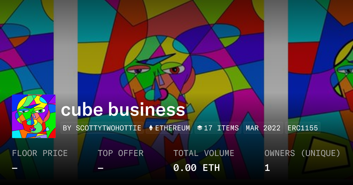cube business - Collection | OpenSea