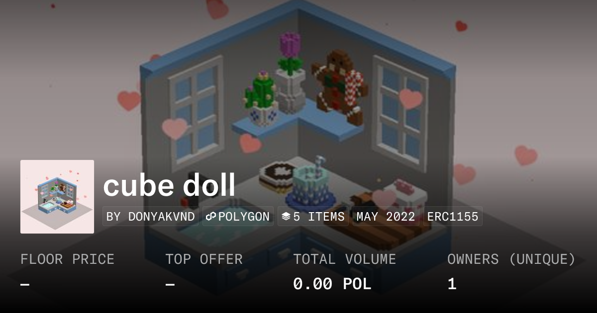 cube doll - Collection | OpenSea