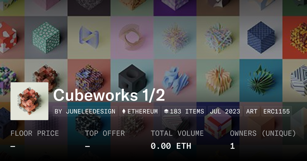Cubeworks 1/2 - Collection | OpenSea