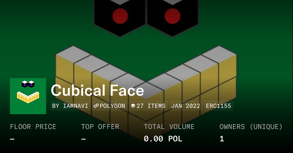 Cubical Face - Collection | OpenSea