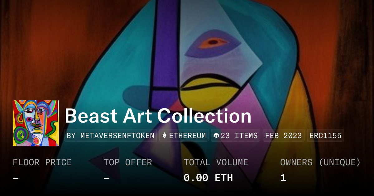 Beast Art Collection - Collection | OpenSea