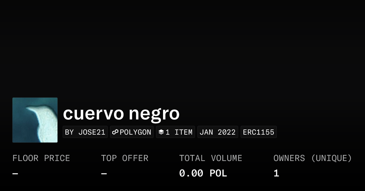 cuervo negro - Collection | OpenSea