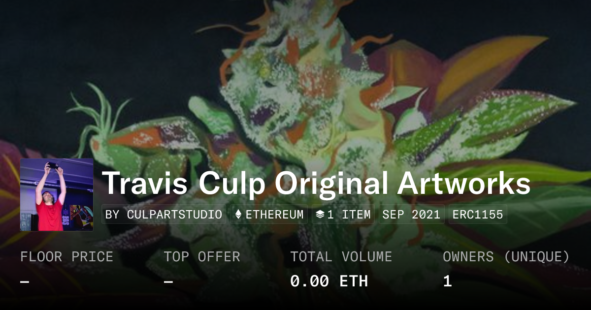 Travis Culp Original Artworks - Collection | OpenSea