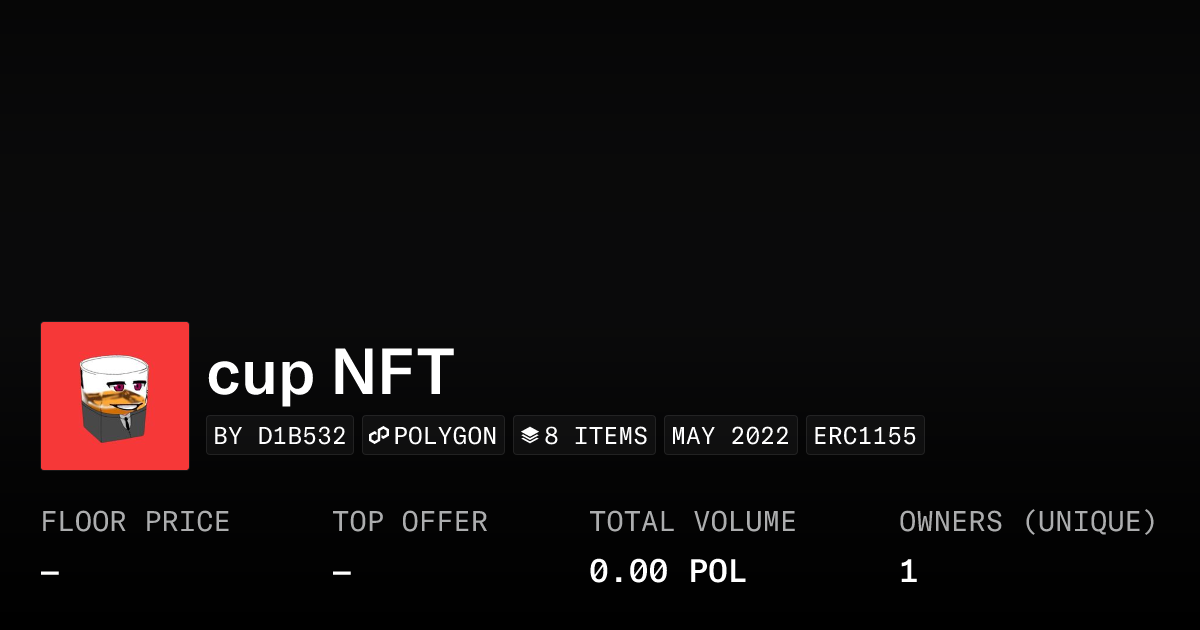 cup NFT - Collection | OpenSea