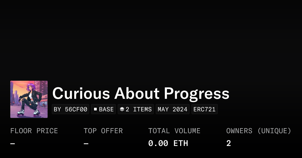 Curious About Progress - Collection | OpenSea