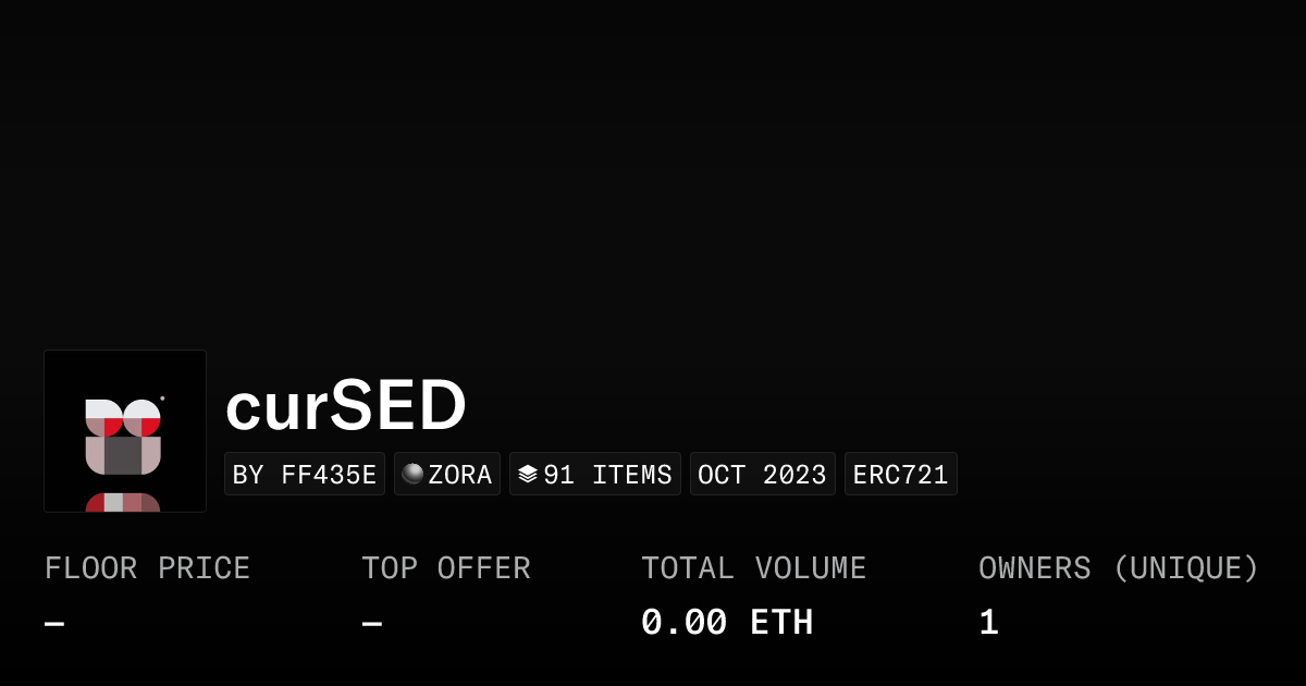 curSED - Collection | OpenSea