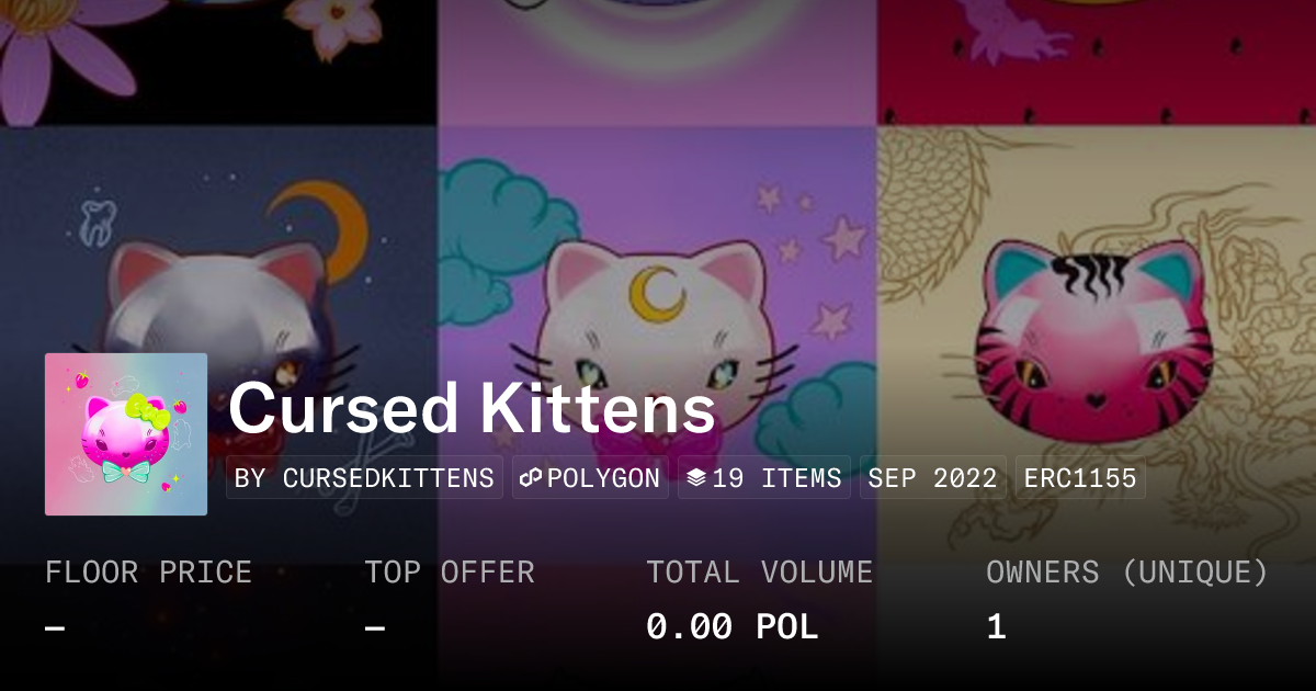 Cursed Kittens - Collection | OpenSea