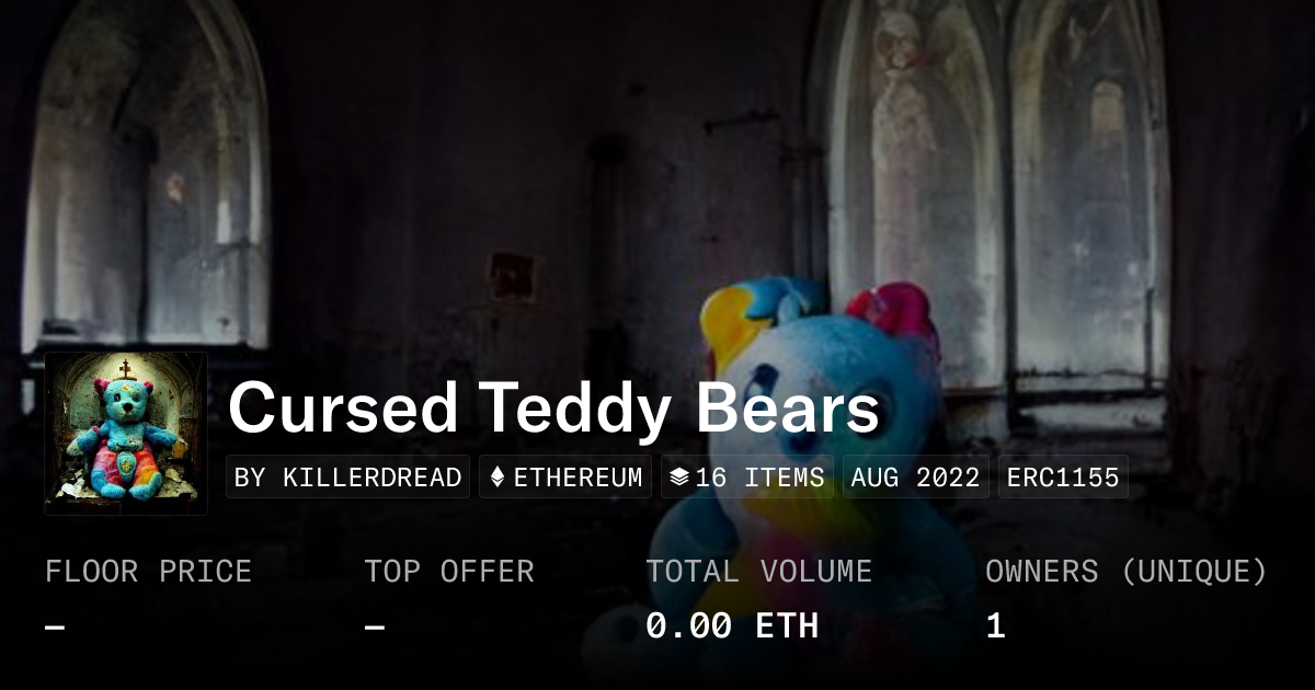 Cursed Teddy Bears - Collection | OpenSea
