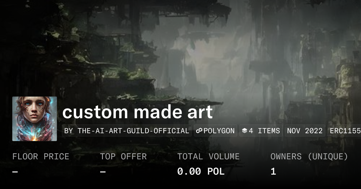 custom made art - Collection | OpenSea