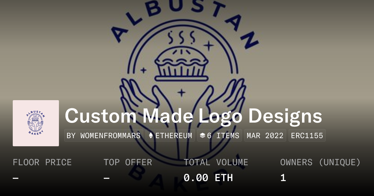 Custom Made Logo Designs - Collection | OpenSea