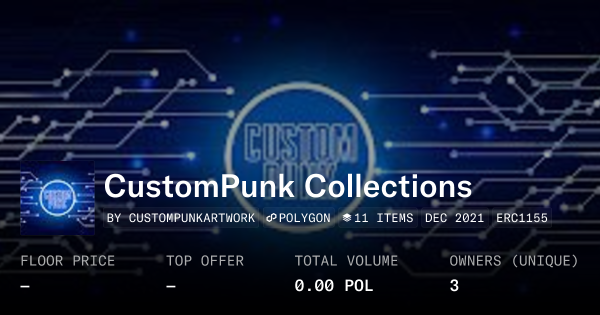 CustomPunk Collections - Collection | OpenSea