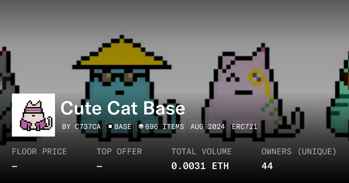 Cute Cat Base - Collection | OpenSea