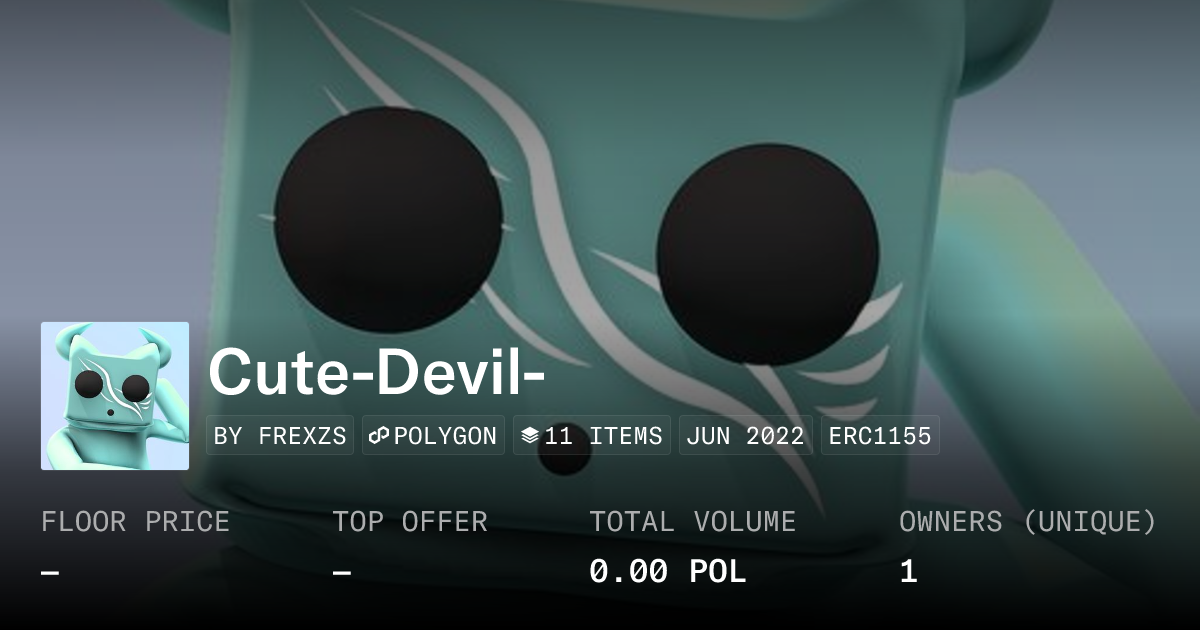 Cute-Devil- - Collection | OpenSea