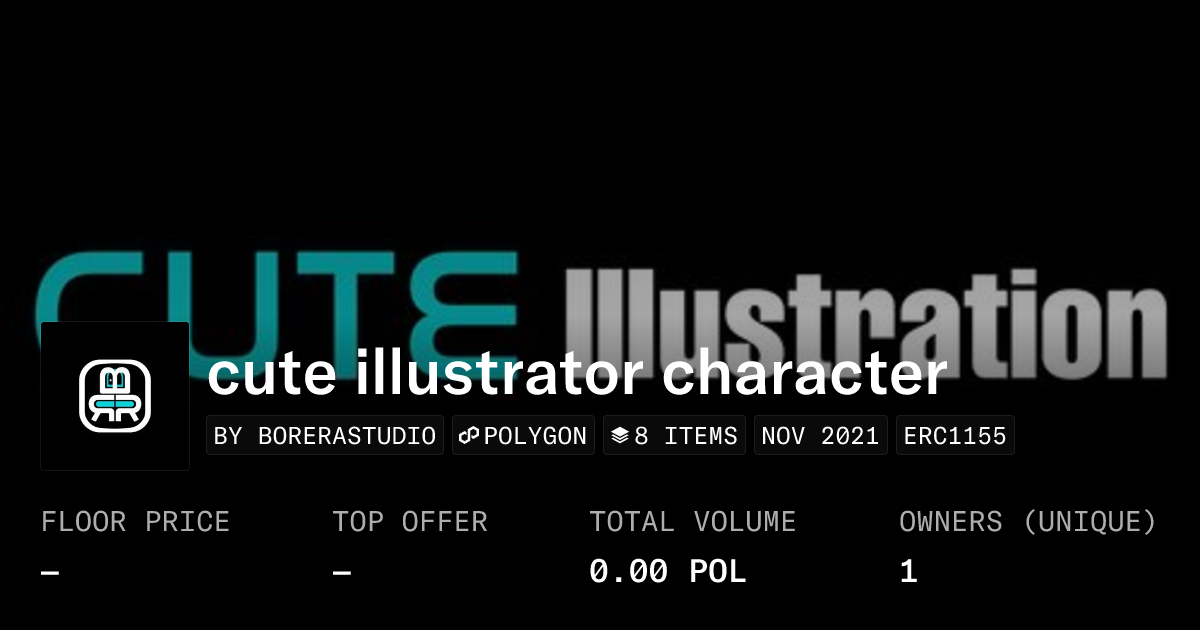 cute illustrator character - Collection | OpenSea