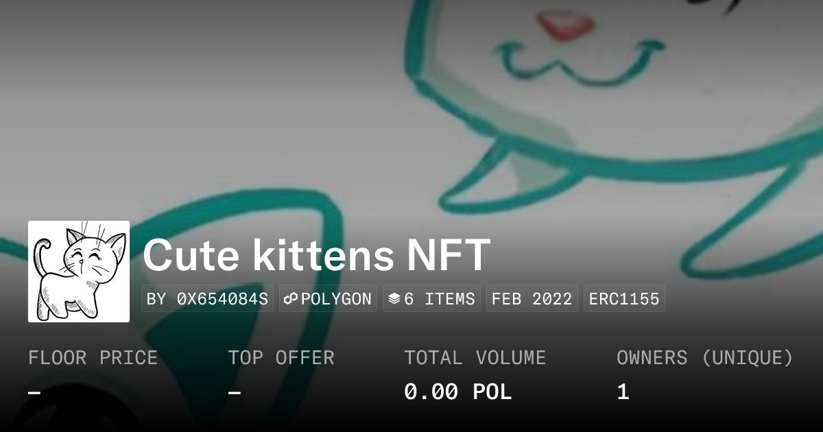 Cute kittens NFT - Collection | OpenSea