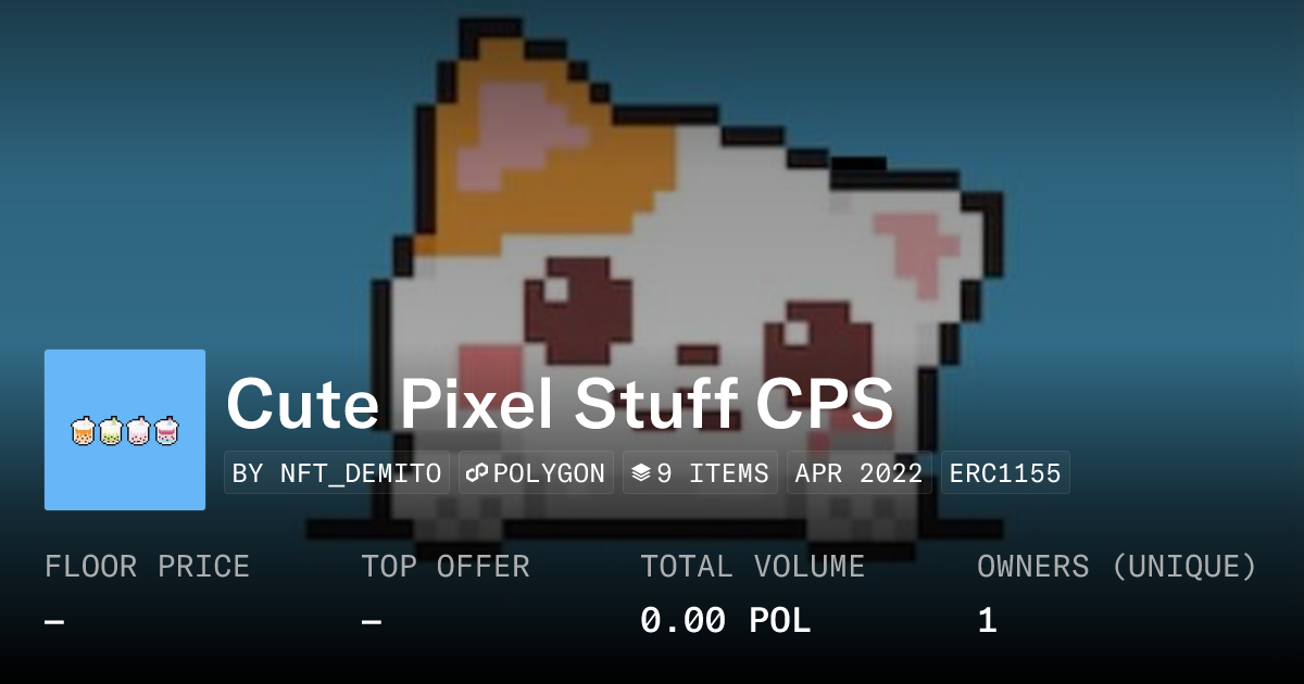 Cute Pixel Stuff CPS - Collection | OpenSea