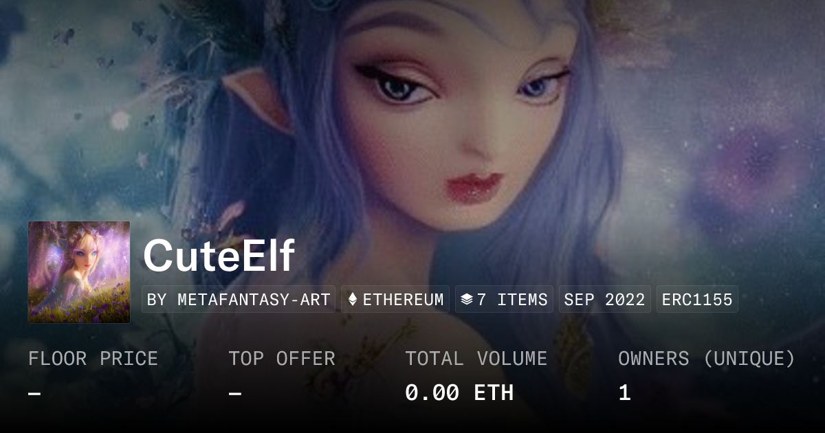 CuteElf - Collection | OpenSea