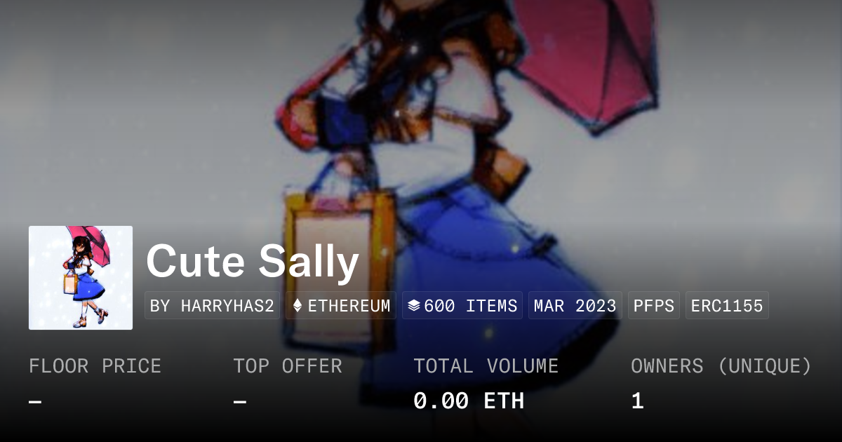 Cute Sally - Collection | OpenSea