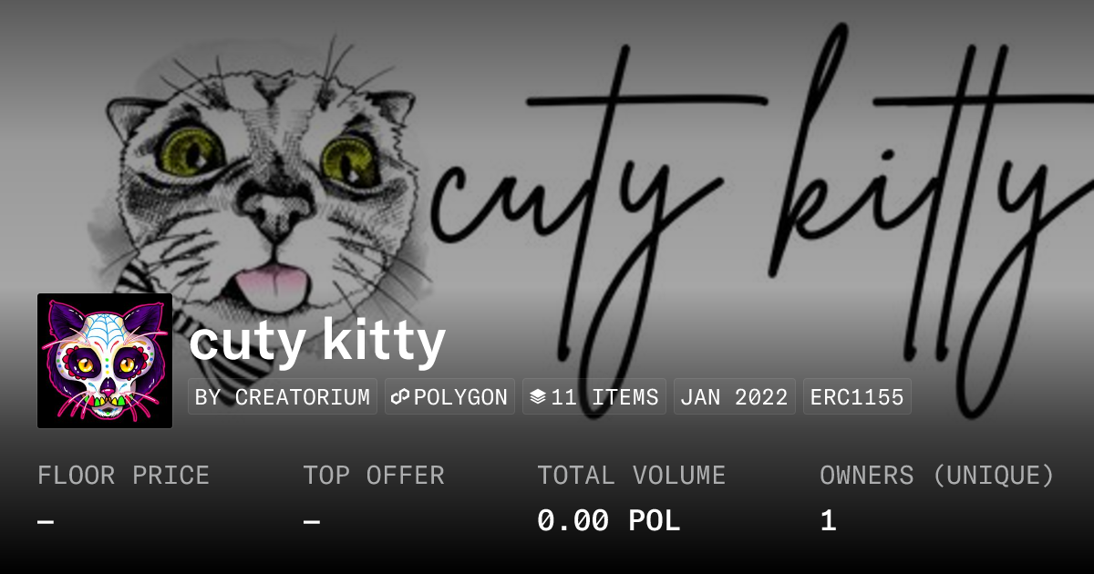 cuty kitty - Collection | OpenSea