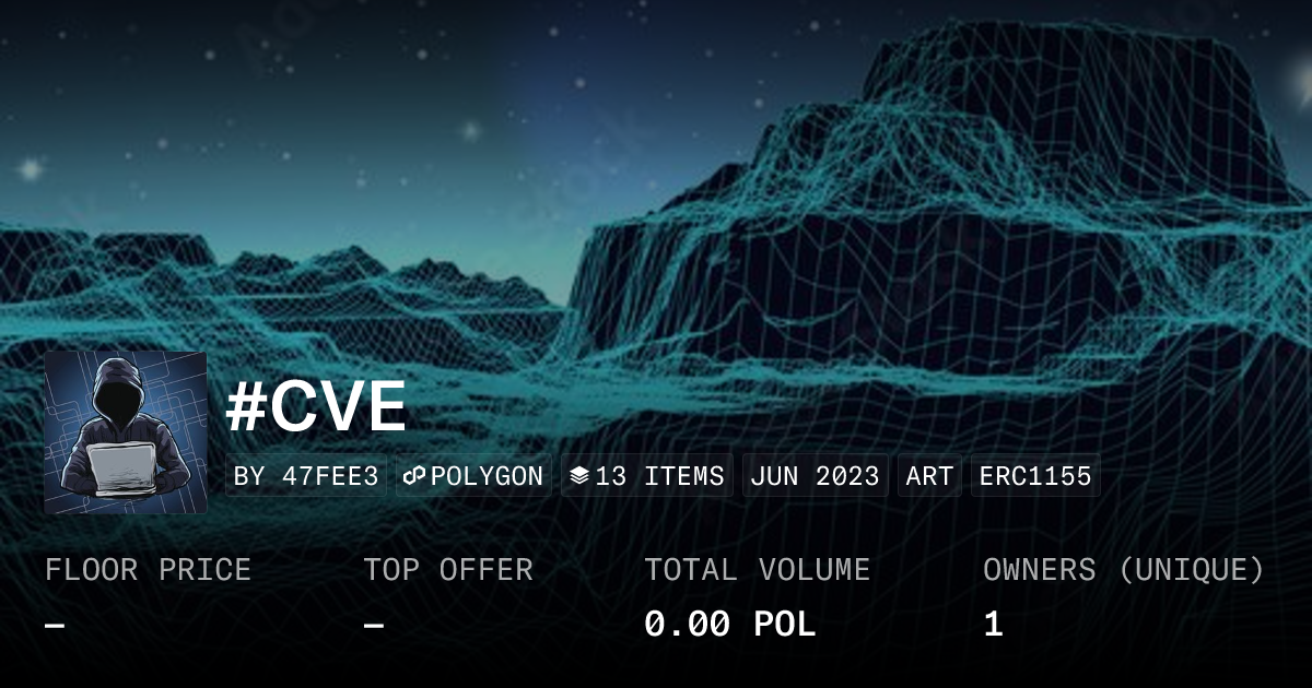 #CVE - Collection | OpenSea