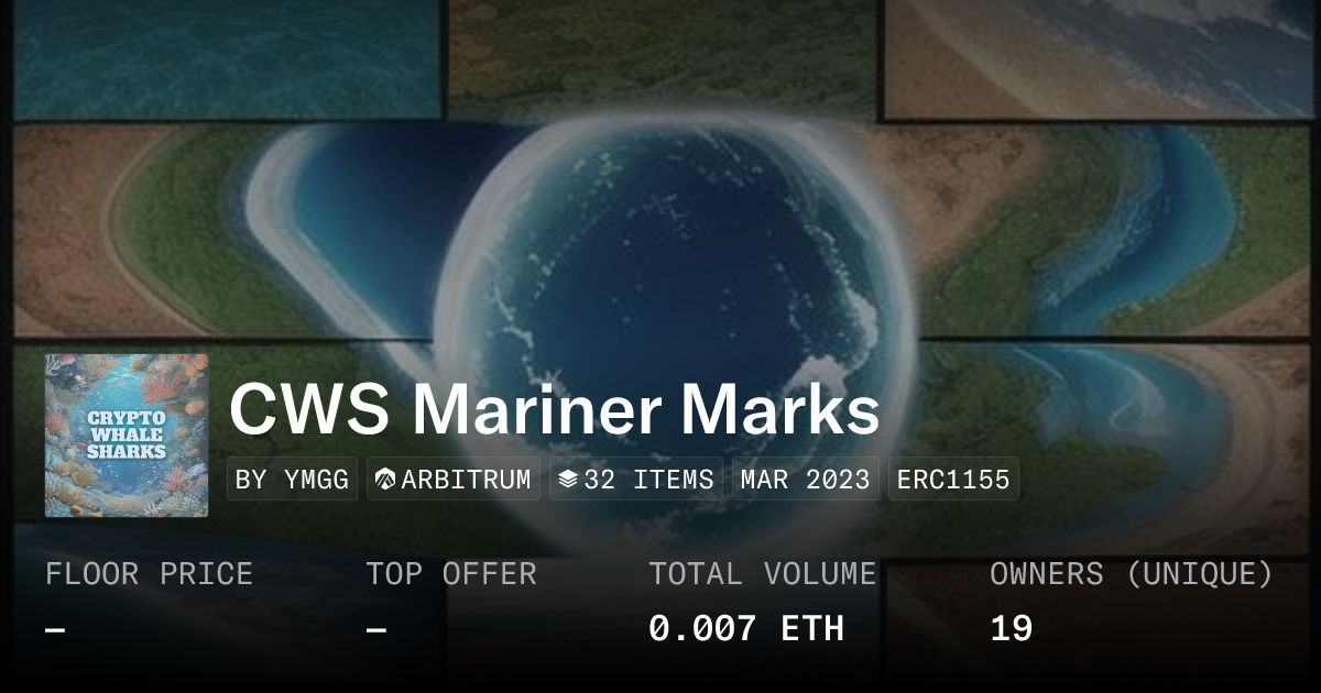CWS Mariner Marks - Collection | OpenSea