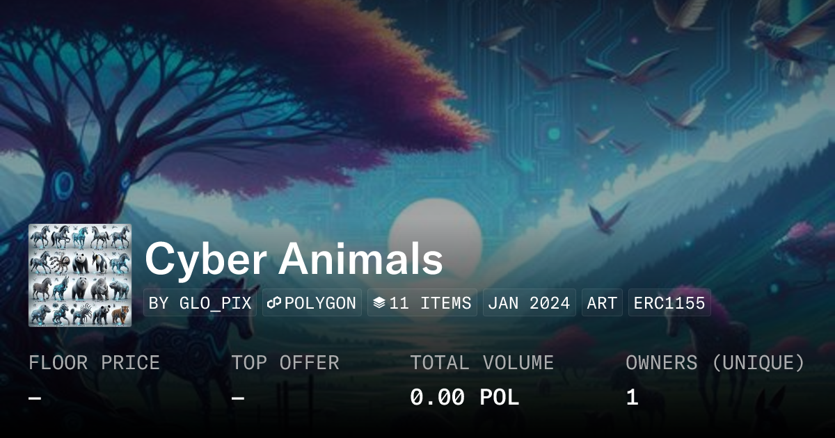 Cyber Animals - Collection | OpenSea