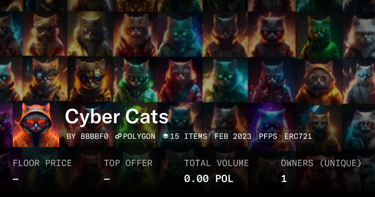 Cyber Cats - Collection | OpenSea