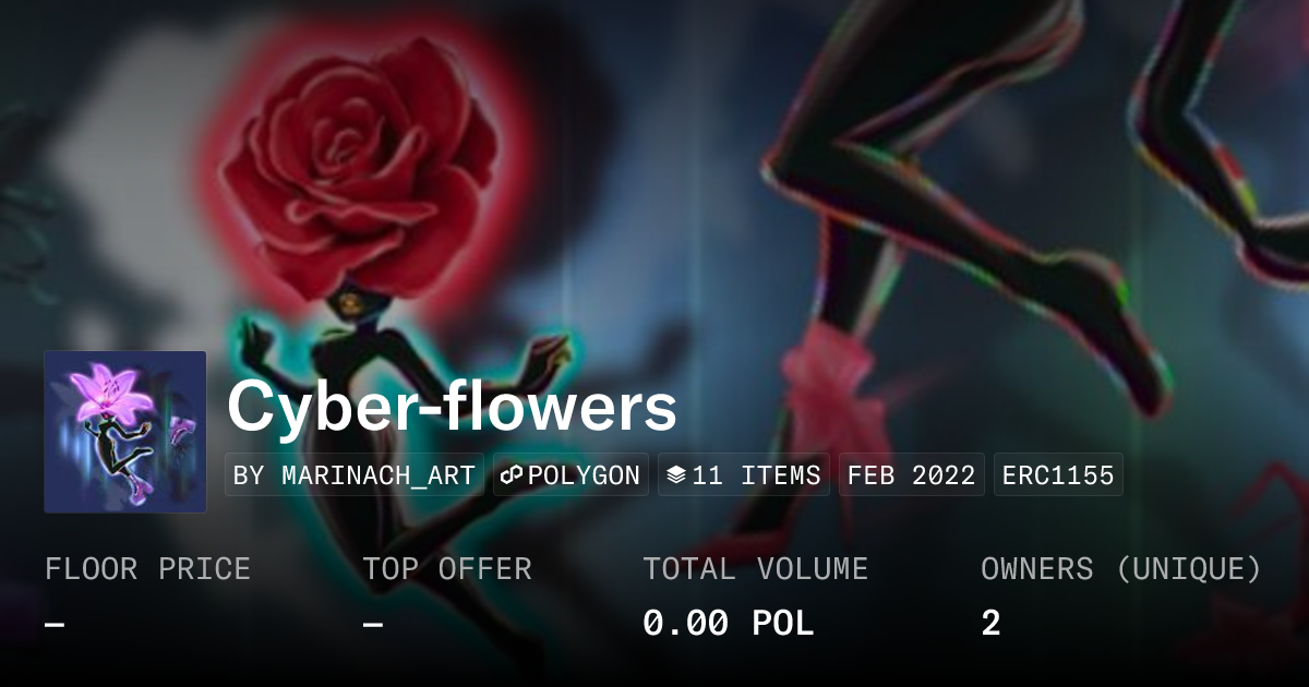 Cyber-flowers - Collection | OpenSea