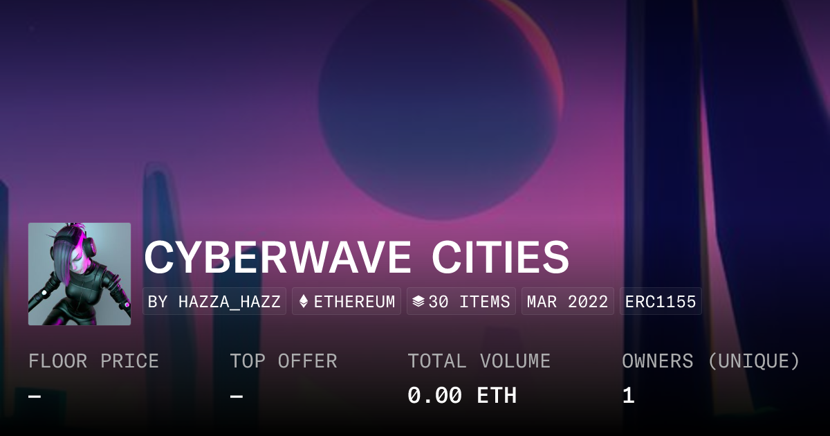 CYBERWAVE CITIES - Collection | OpenSea