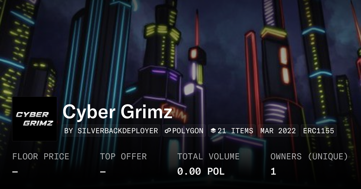 Cyber Grimz - Collection | OpenSea