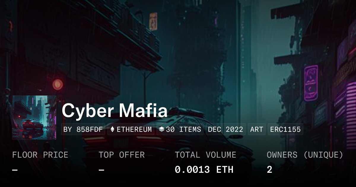 Cyber Mafia - Collection | OpenSea