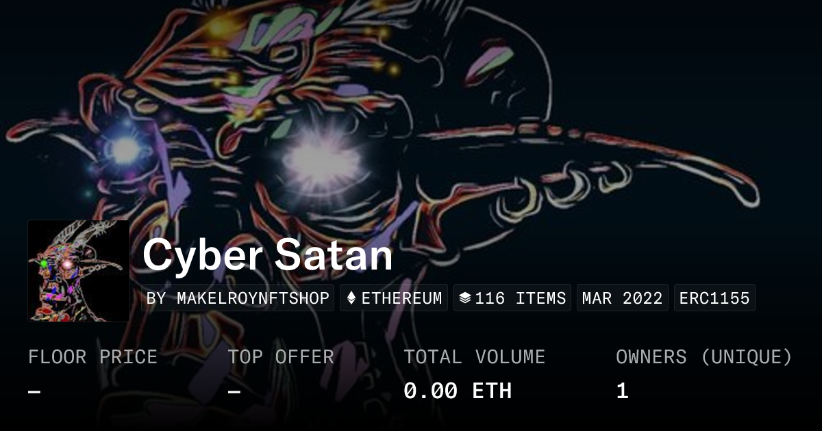 Cyber Satan - Collection | OpenSea