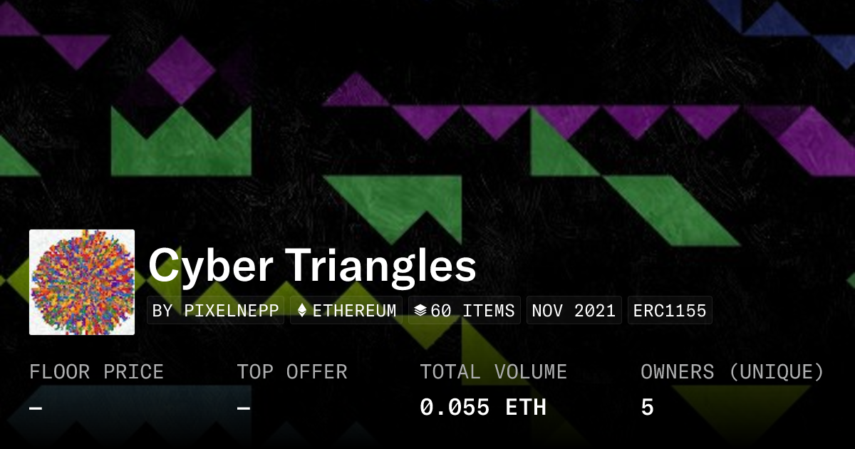 Cyber Triangles - Collection | OpenSea