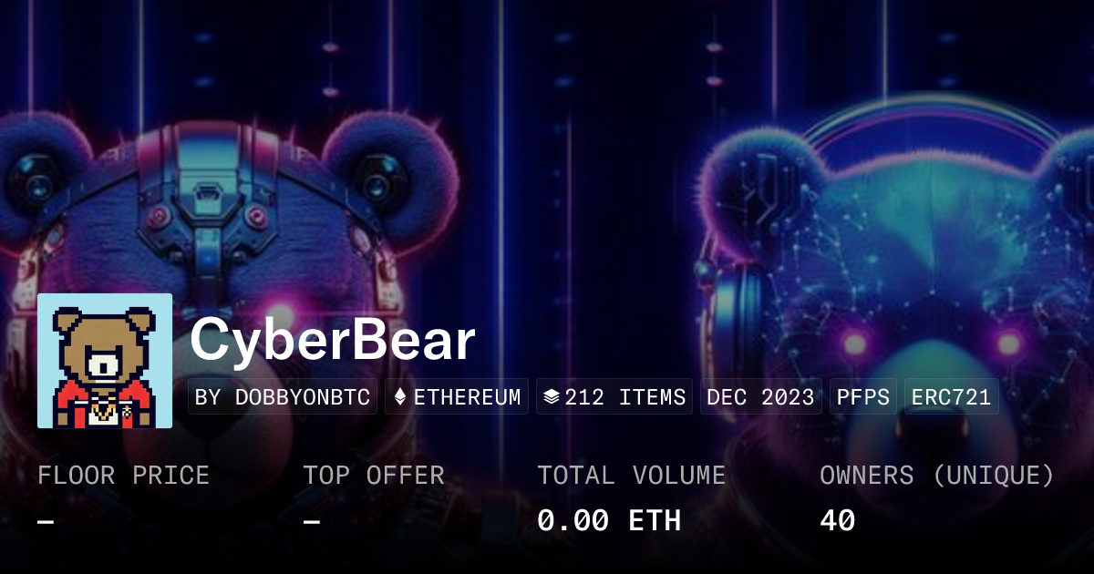 CyberBear - Collection | OpenSea