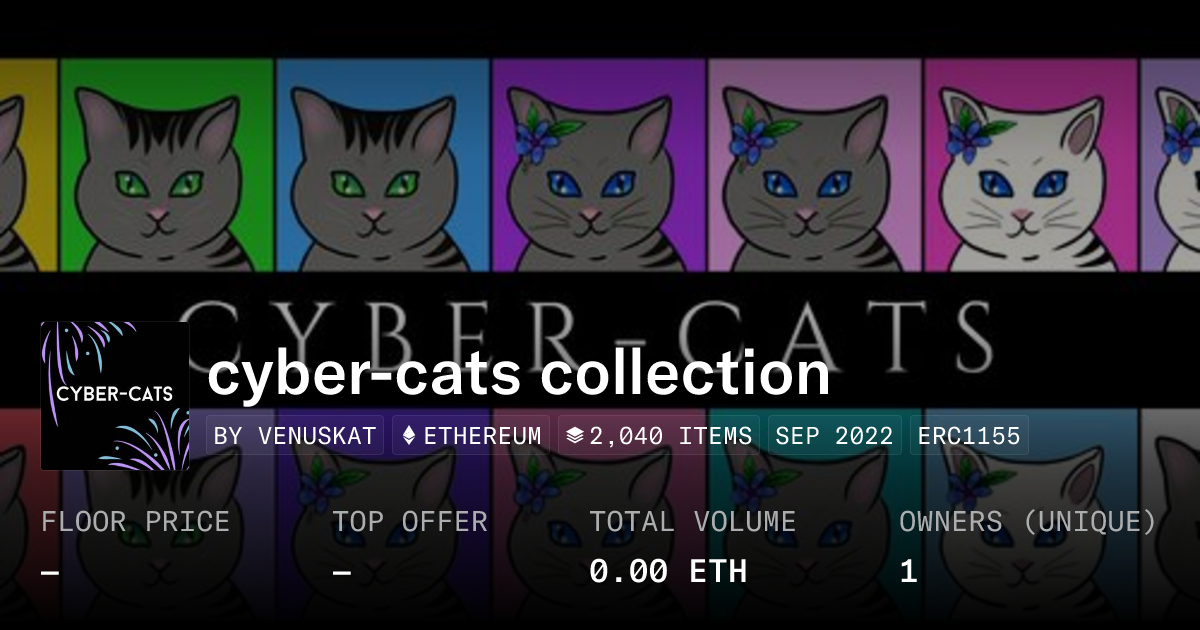 cyber-cats collection - Collection | OpenSea