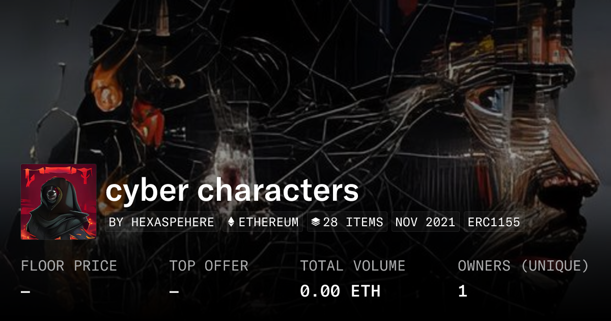 cyber characters - Collection | OpenSea
