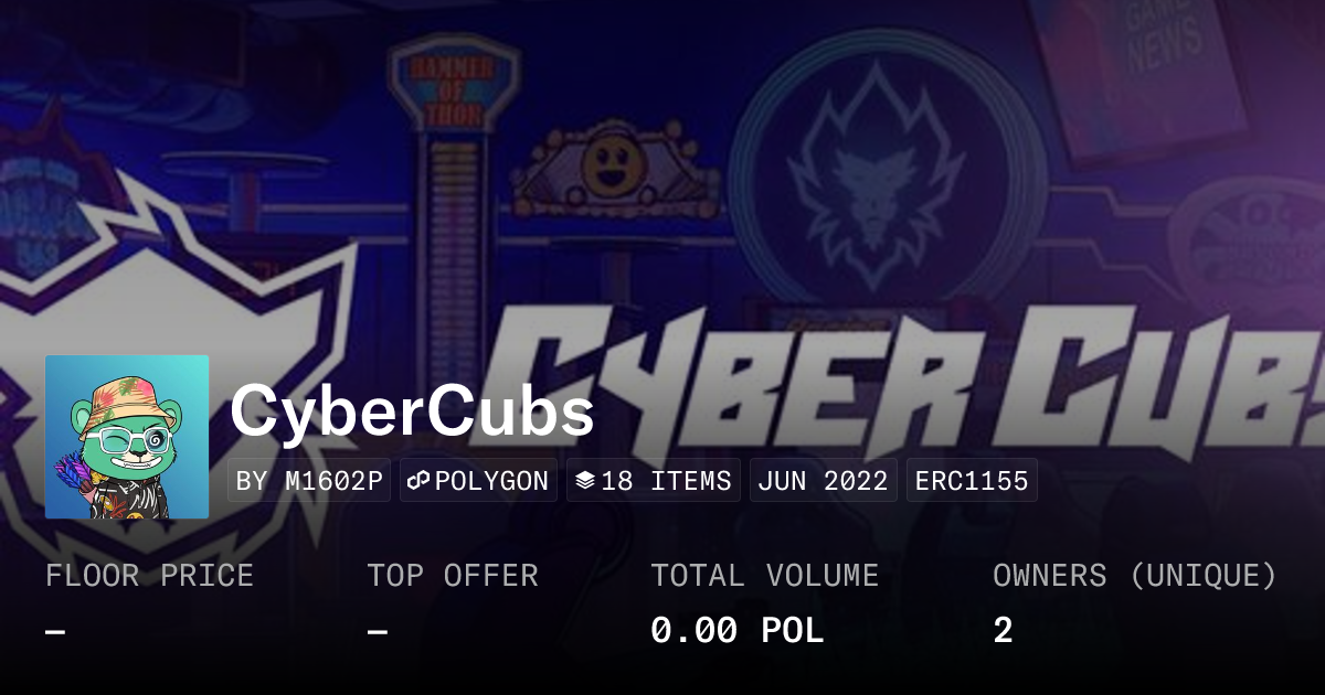 CyberCubs - Collection | OpenSea