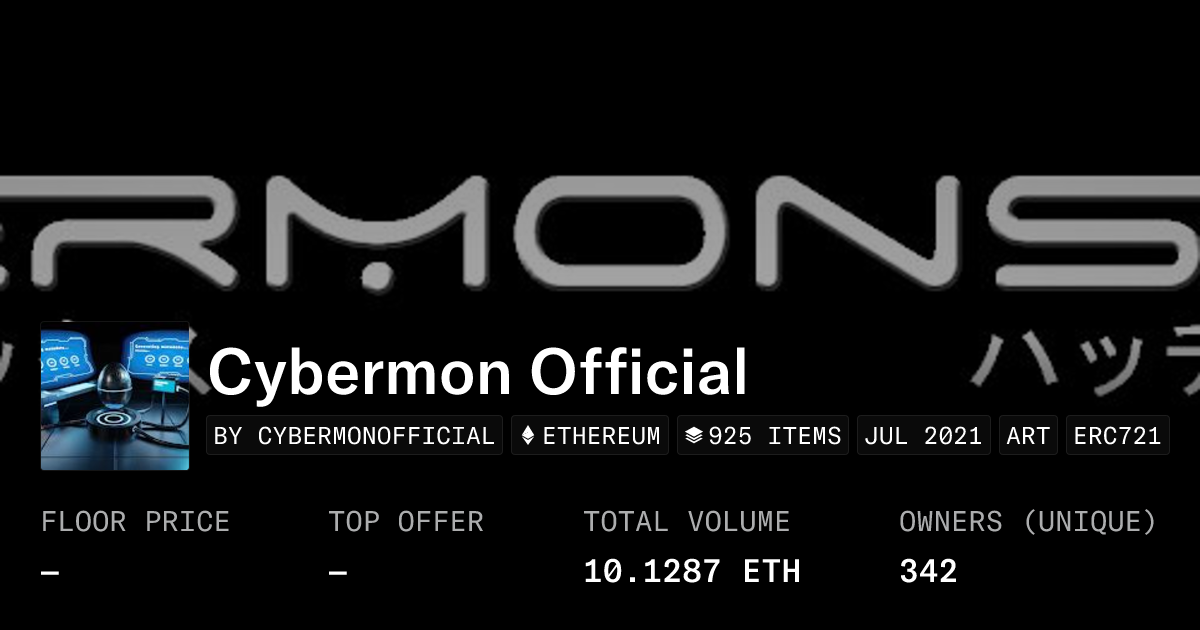 Cybermon Official - Collection | OpenSea