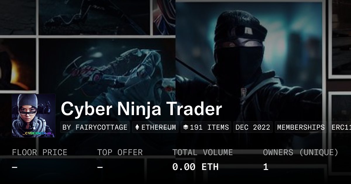 Cyber Ninja Trader - Collection | OpenSea