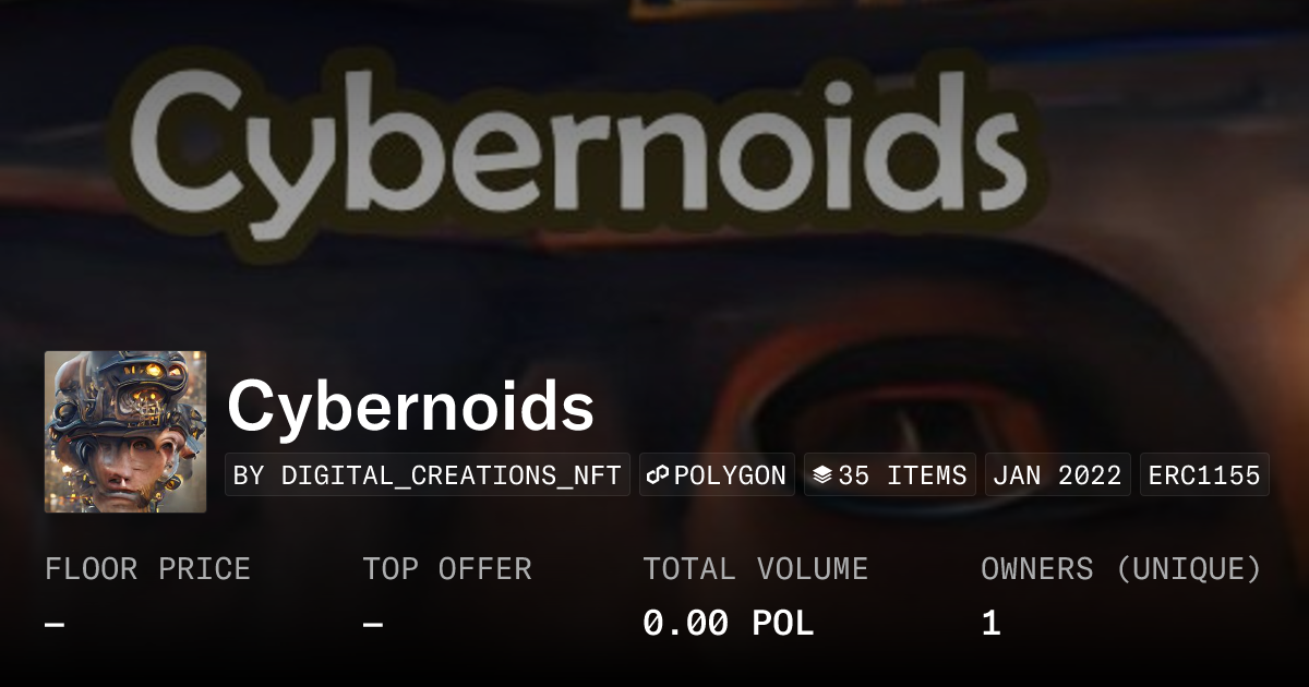 Cybernoids - Collection | OpenSea